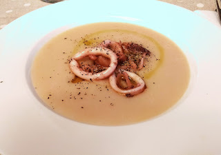 CREMA DI CECI E CALAMARETTI SALTATI IN PADELLA | Ricetta ed ingredienti ...
