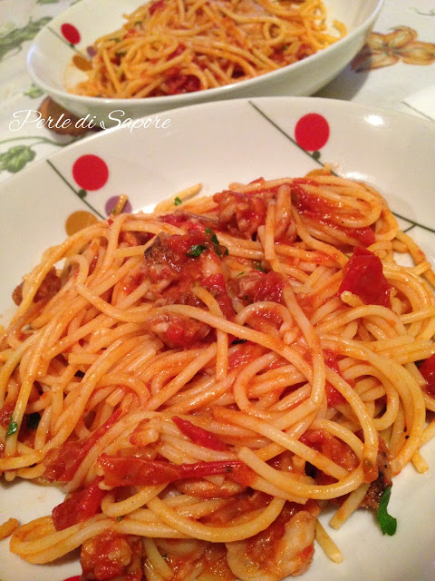 Spaghetti con polpo e pomodoro | Ricetta ed ingredienti dei Foodblogger ...