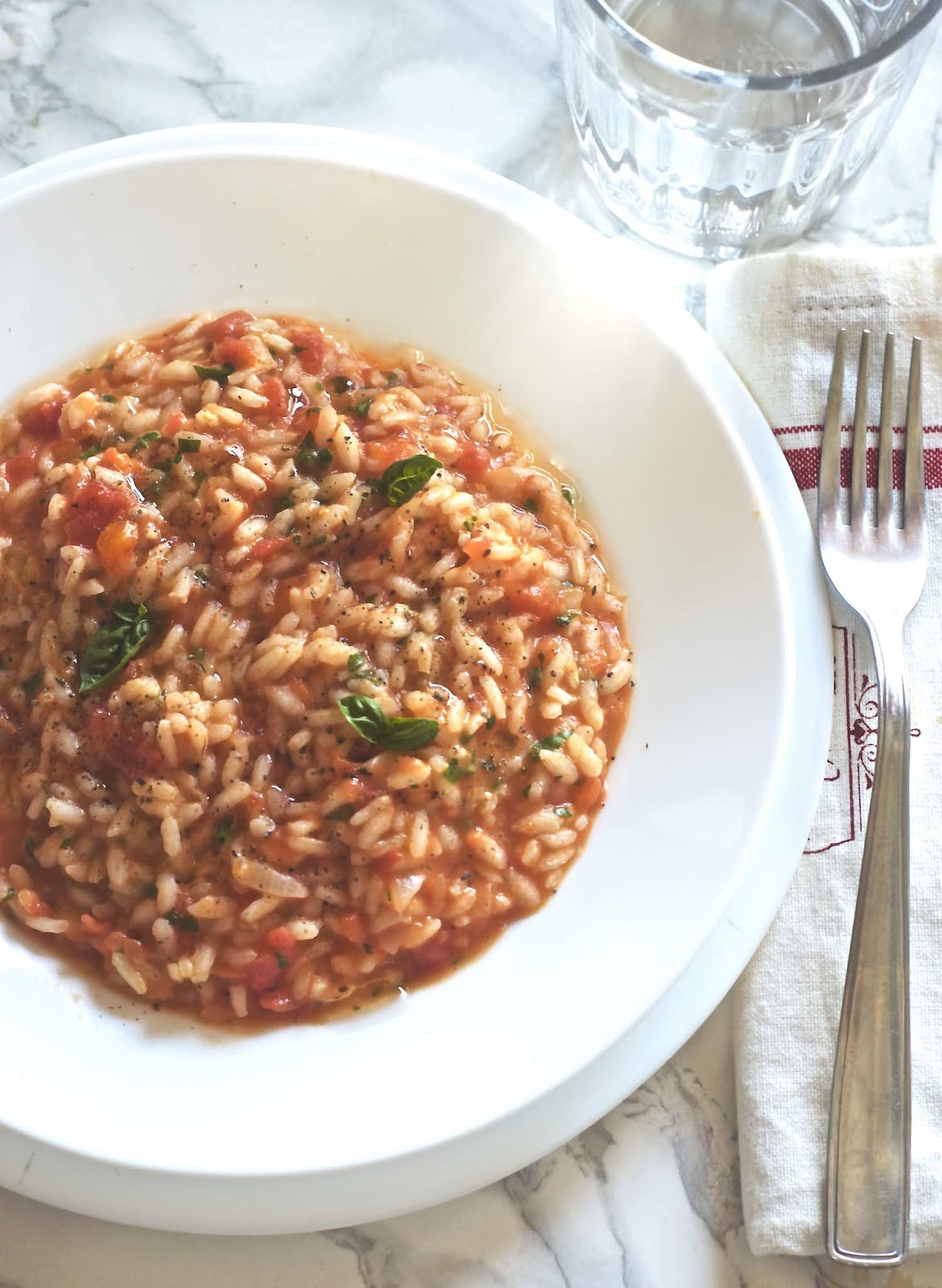 Risotto al pomodoro fresco e basilico | Ricetta ed ingredienti dei ...