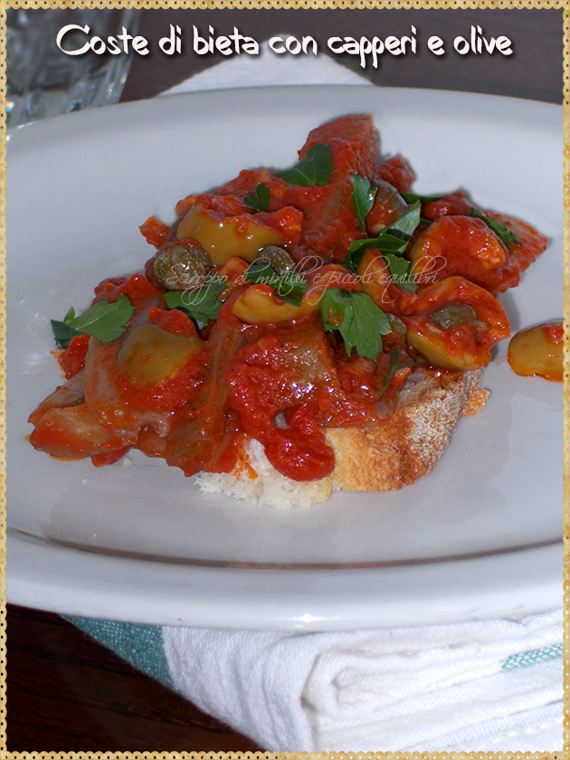 Coste di bieta con capperi e olive | Ricetta ed ingredienti dei ...