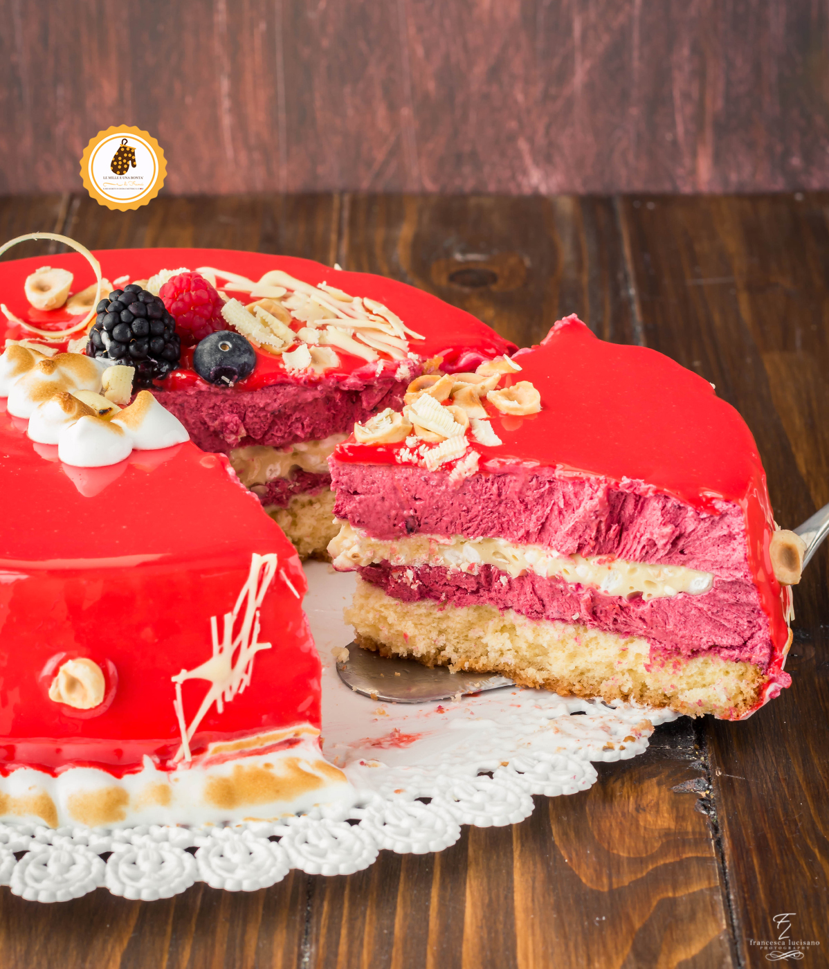 Torta moderna ai frutti di bosco | Ricetta ed ingredienti dei ...