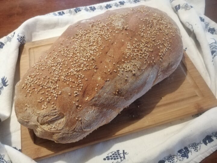 Filone di pane al sesamo | Ricetta ed ingredienti dei Foodblogger italiani