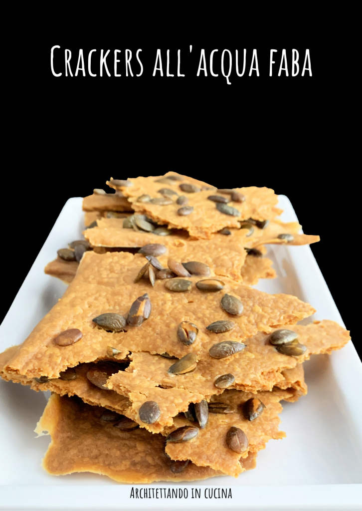 Crackers all’acqua faba | Ricetta ed ingredienti dei Foodblogger italiani